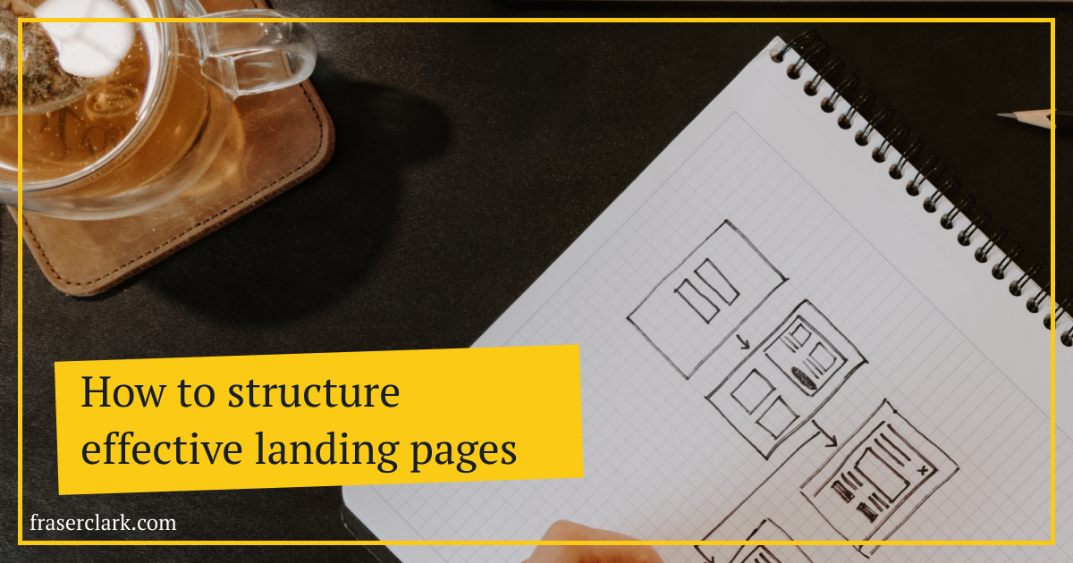 How to structure a landing page | Fraser Clark