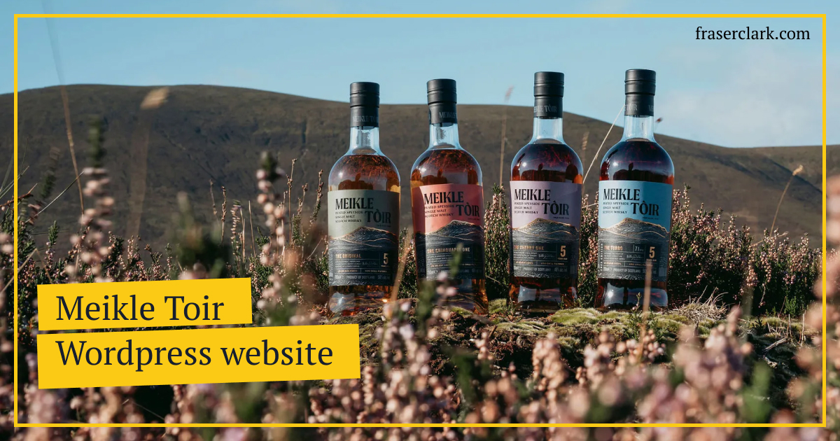 Wordpress website for Meikle Toir